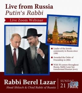Live From Russia: Putin’s Rabbi | Anash.org