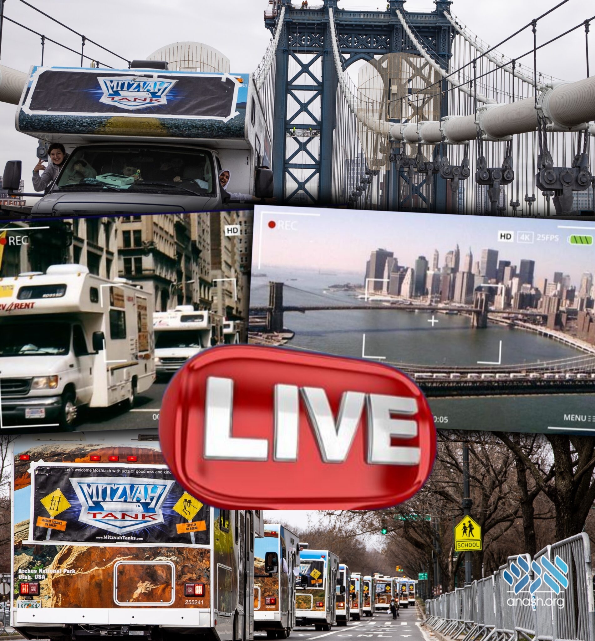 Live: Historic 120 Mitzvah Tank Parade - Anash.org