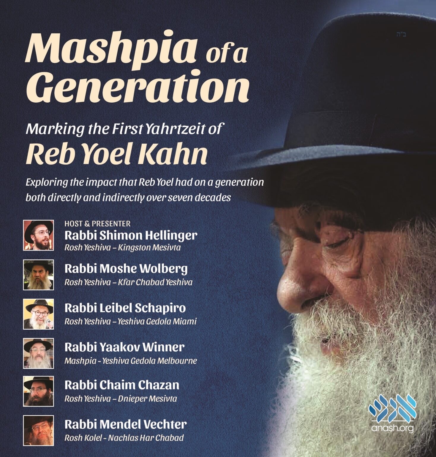 Live: Exploring Reb Yoel’s Impact and Legacy - Anash.org