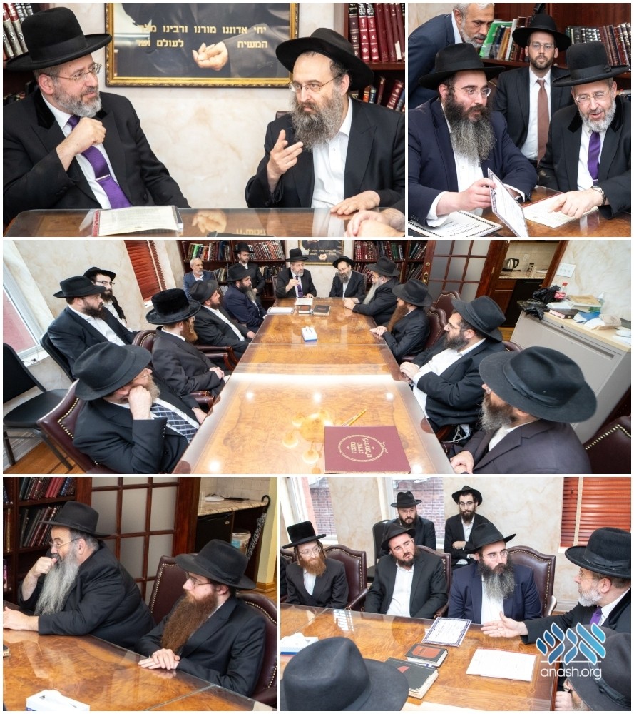 Chief Rabbi Pays Visit to Crown Heights Badatz - Anash.org Chief Rabbi Pays Visit to Crown Heights Badatz - Anash.org