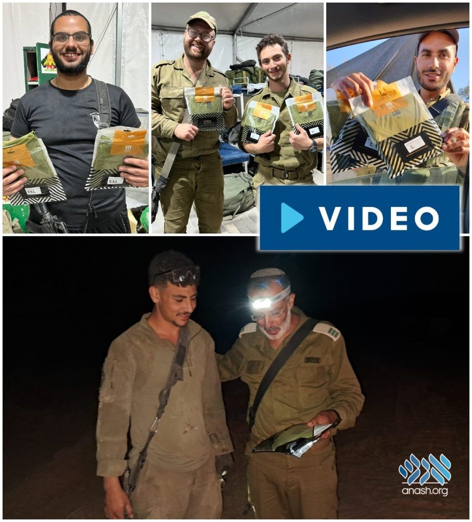 Armed with 10,000’s of Tzitzis, ‘Mitzvahs IDF’ Heads to Air Force ...