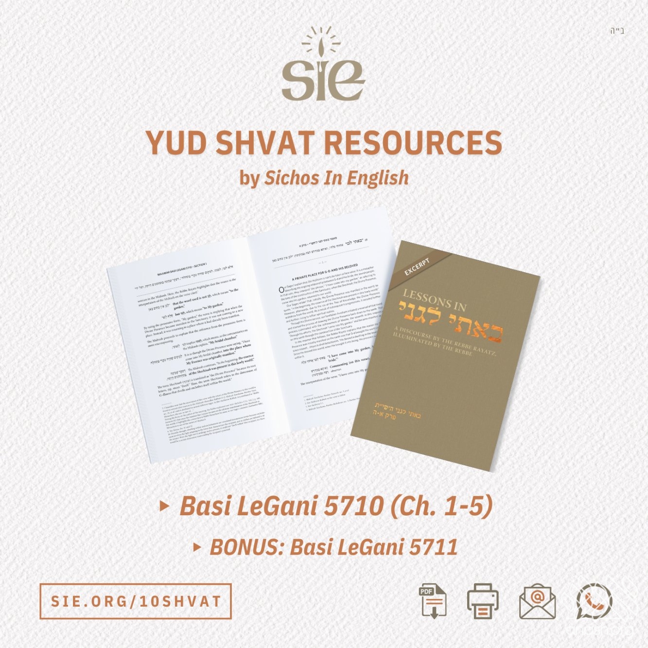 Download: The Two Essential Maamarim to Study for Yud Shevat | Anash.org