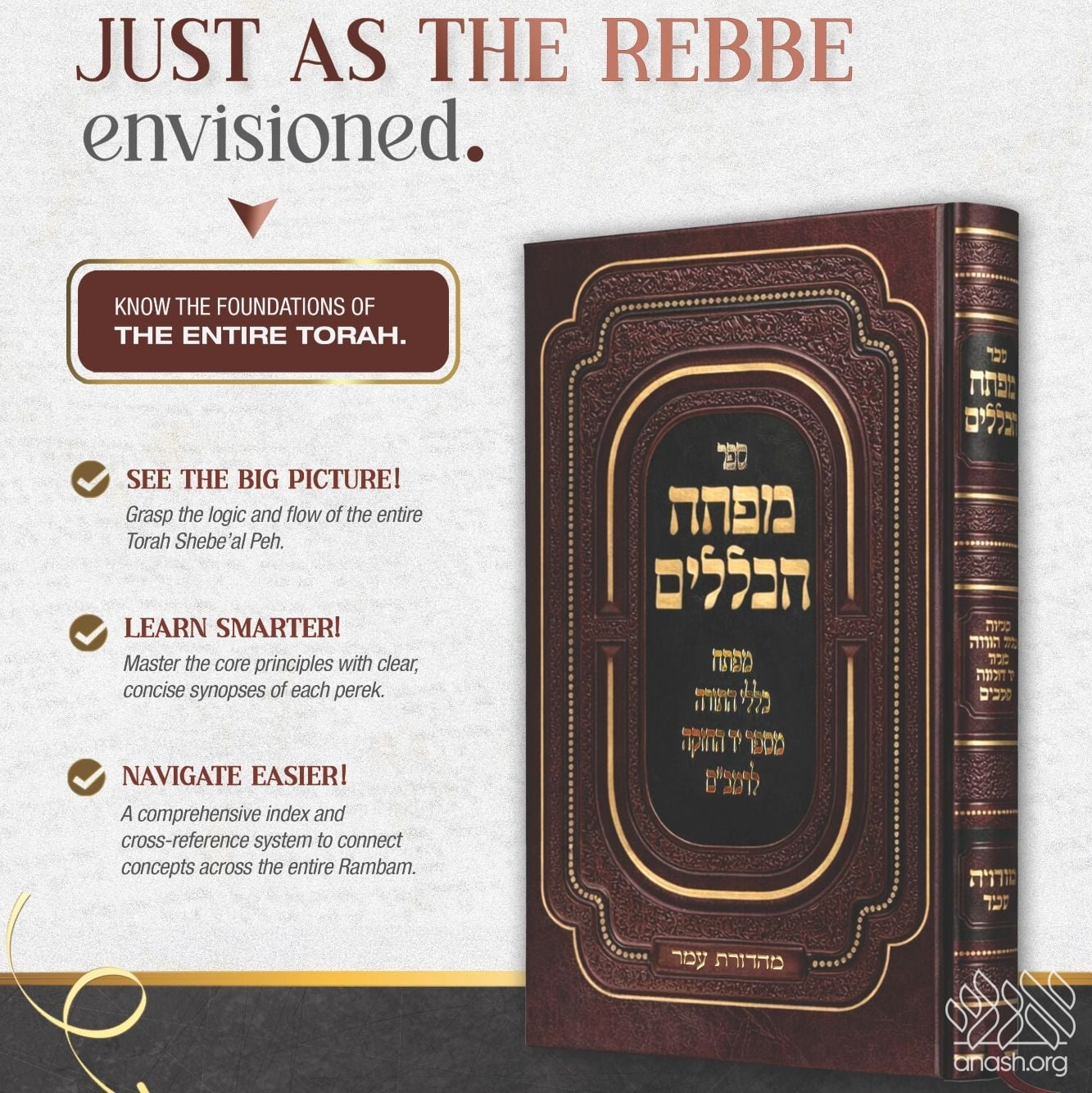 Unlock the Big Picture: New Sefer Revolutionizes Rambam Study | Anash.org