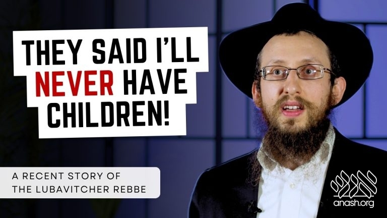 The Rebbe Gave Them a Child in the Most Unexpected Way | Anash.org